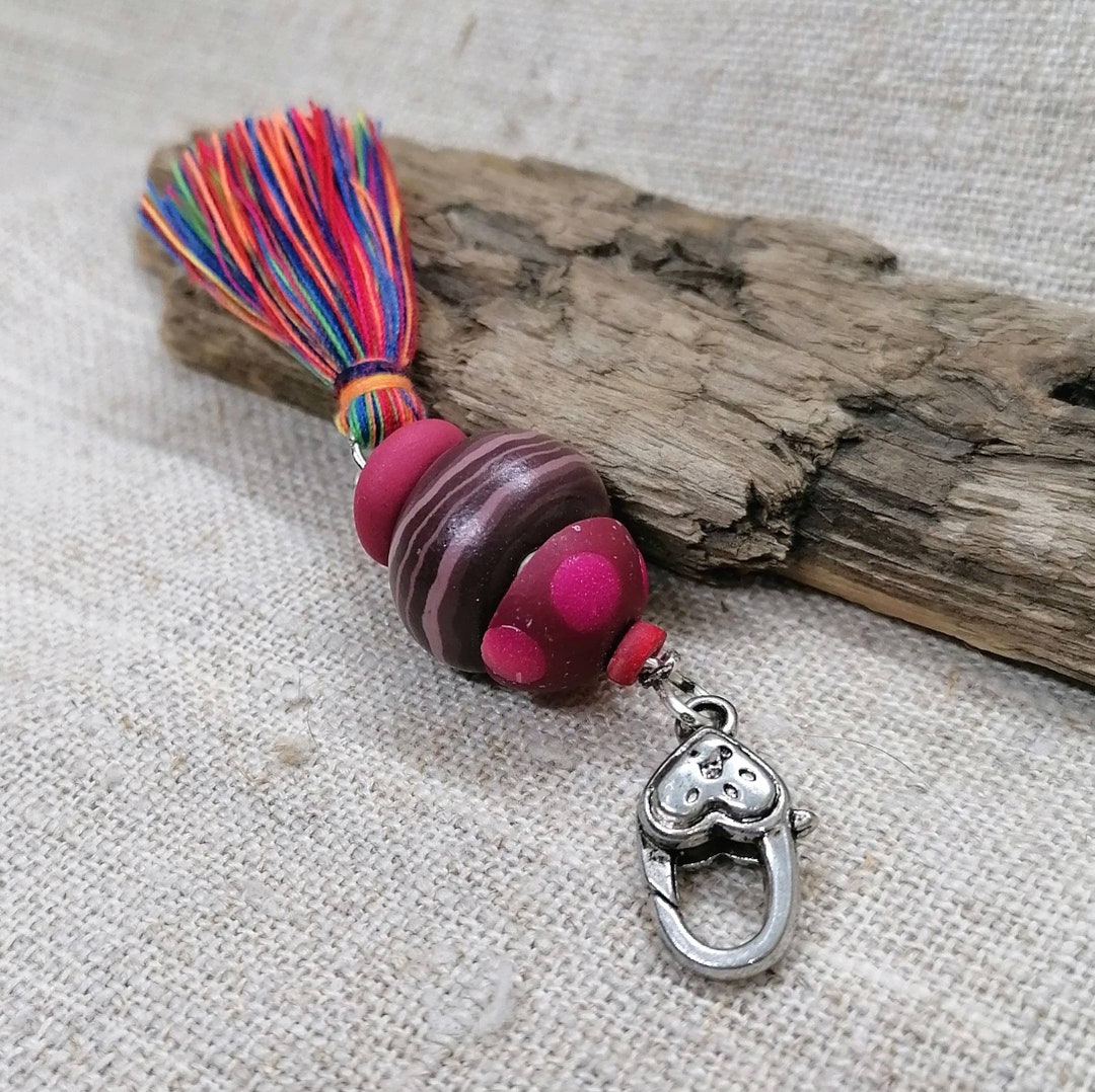 Beaded Scissor Fob Handmade Woman Gift, Key Holder Handmade, Unique ...