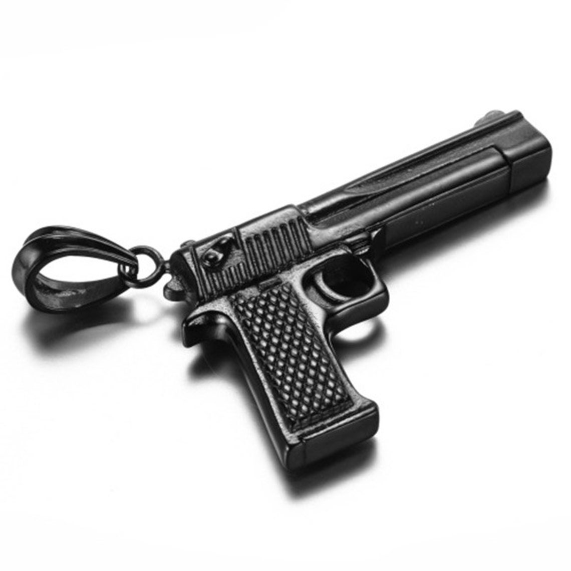 35mmx55mm Stainless Steel Pistol Charm Pendant Gun Charm - Etsy