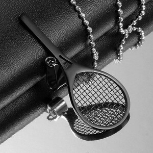 Stainless Steel Tennis Racket Charms-movement Charms Pendants - Etsy