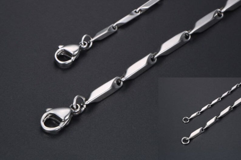 Stainless Steel Chain Bulk Chain Jewelry Making Chain Men - Etsy