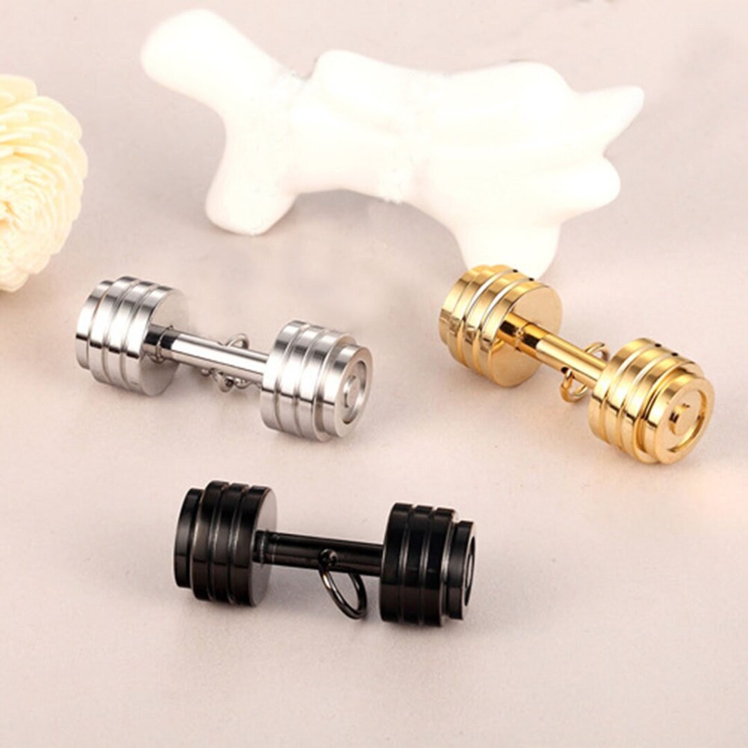 14x33mm Stainless Steel Dumbbell Charms Barbell Weight Charm Pendant - Etsy