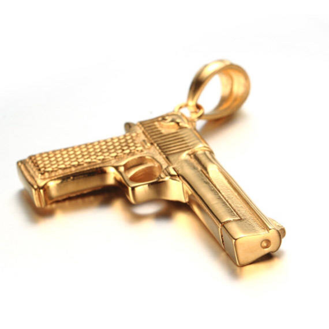 35mmx55mm Stainless Steel Pistol Charm Pendant Gun Charm - Etsy