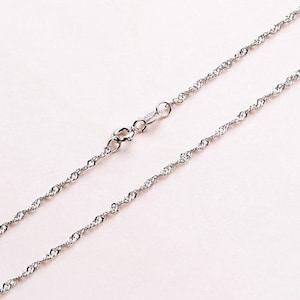 S925 Sterling Silver Chain, Bulk Chain, Jewelry Making Chain, Fine ...