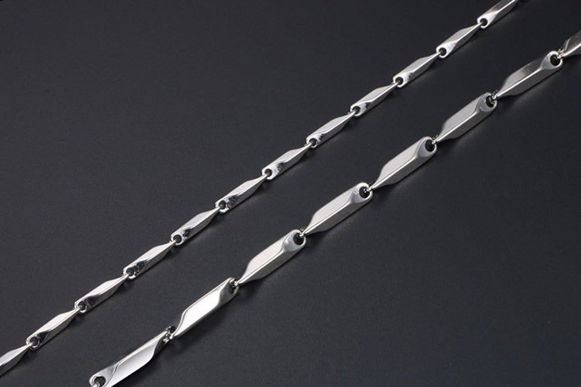 Stainless Steel Chain Bulk Chain Jewelry Making Chain Men | Etsy