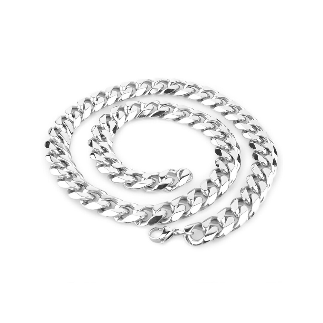 Mens Necklace Stainless Steel Chain, Jewelry Making Chain, Fine Chain ...