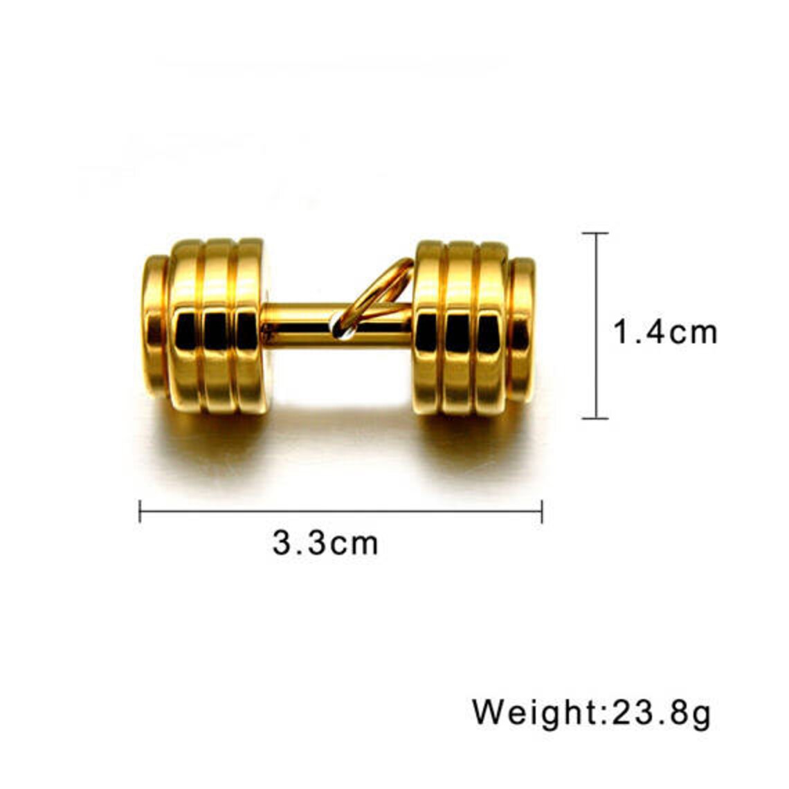 14x33mm Stainless Steel Dumbbell Charms Barbell Weight Charm Pendant - Etsy