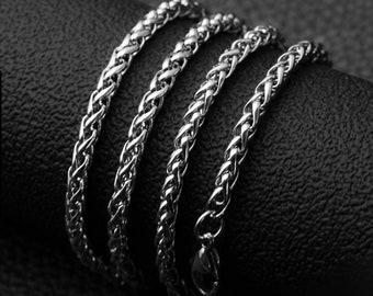 Mens Necklace Stainless Steel Chain Bulk Chain Jewelry | Etsy