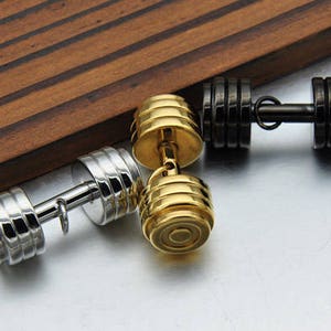 14x33mm Stainless Steel Dumbbell Charms Barbell Weight Charm - Etsy
