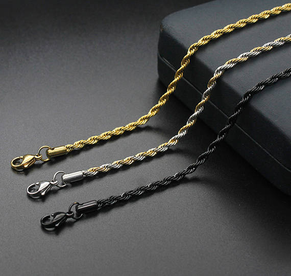 Stainless Steel Chain Bulk Chain Jewelry Making Chain Mens | Etsy