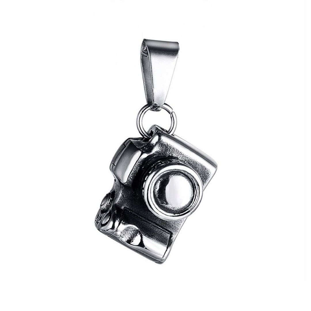 Stainless Steel Camera Charms Pendant - Etsy