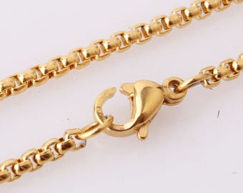 Mens Necklace Stainless Steel Chain Bulk Chain Jewelry | Etsy