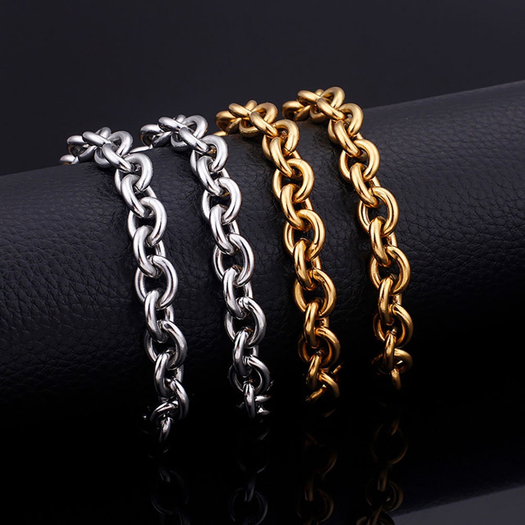 Stainless Steel O Chain Necklace: Hypoallergenic Jewelry Making Chain ...