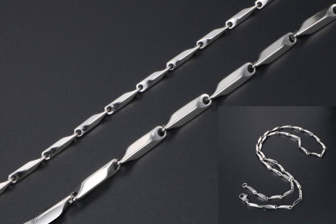 Stainless Steel Chain Bulk Chain Jewelry Making Chain Men | Etsy