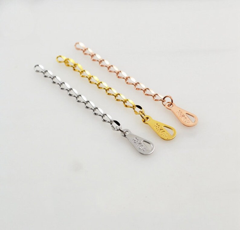 Stainless Steel Curb Chain Extender: Hypoallergenic Jewelry Making ...