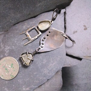 Transitional Sterling Silver 900 Lemon Calcite OOAK - Etsy