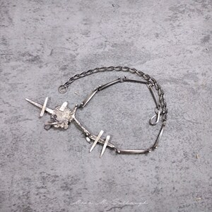 Broken Time- Solid Sterling One of a Kind Unisex Modernist Brutalist ...