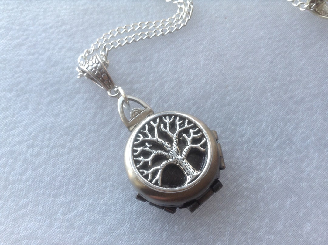 Family Tree Locket Folding Locket Four Photo Locket - Etsy UK