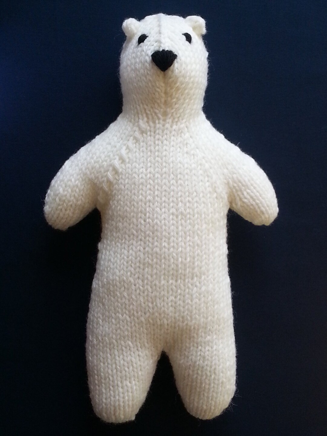Polar Bear Knitting Pattern Instant Download PDF - Etsy