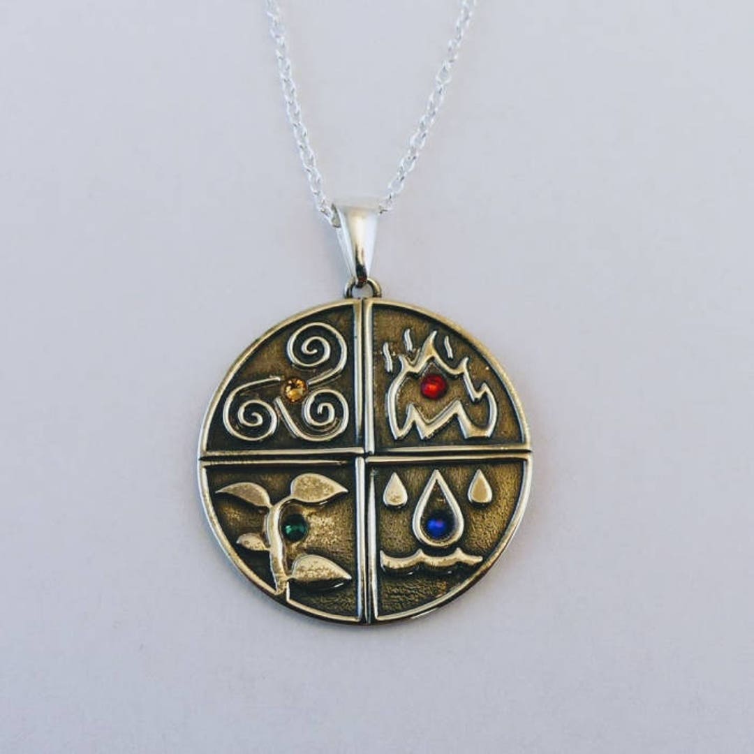 Four Elements Necklace - Etsy