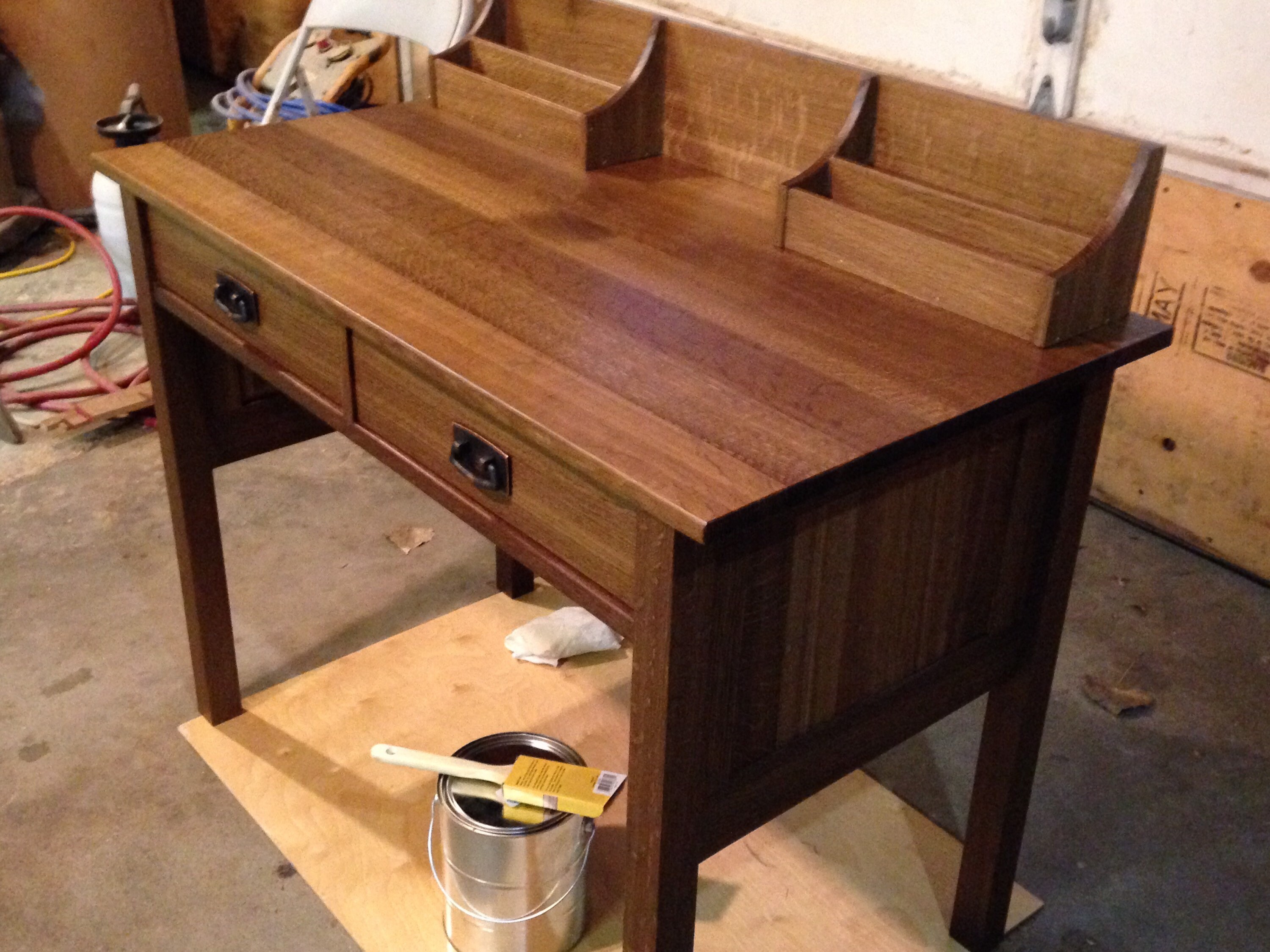 Craftsman Writing Desk - Etsy