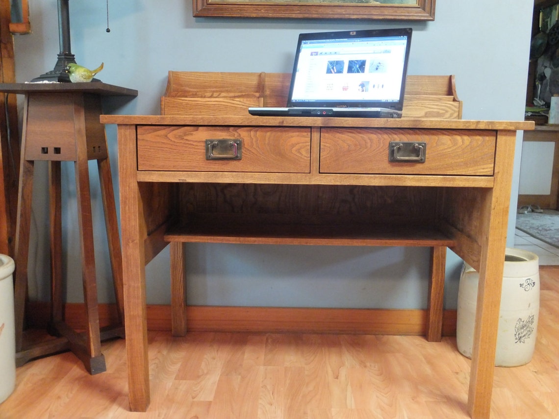 Craftsman Writing Desk - Etsy