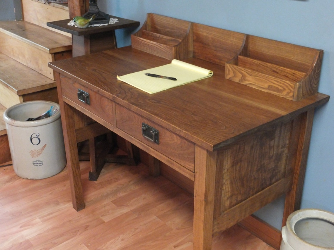 Craftsman Writing Desk - Etsy