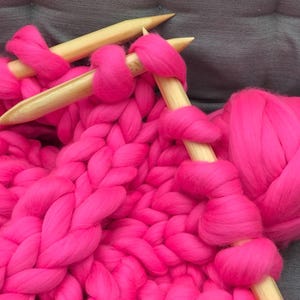 Juey Jumbo Chunky Giant Size 25mm X 600mm Handcrafted Knitting Needles ...