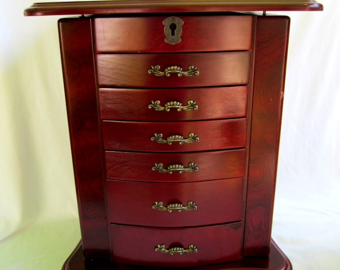 Thomas Pacconi Classics Wood Jewelry Box Chest Extra Large Organizer - Etsy