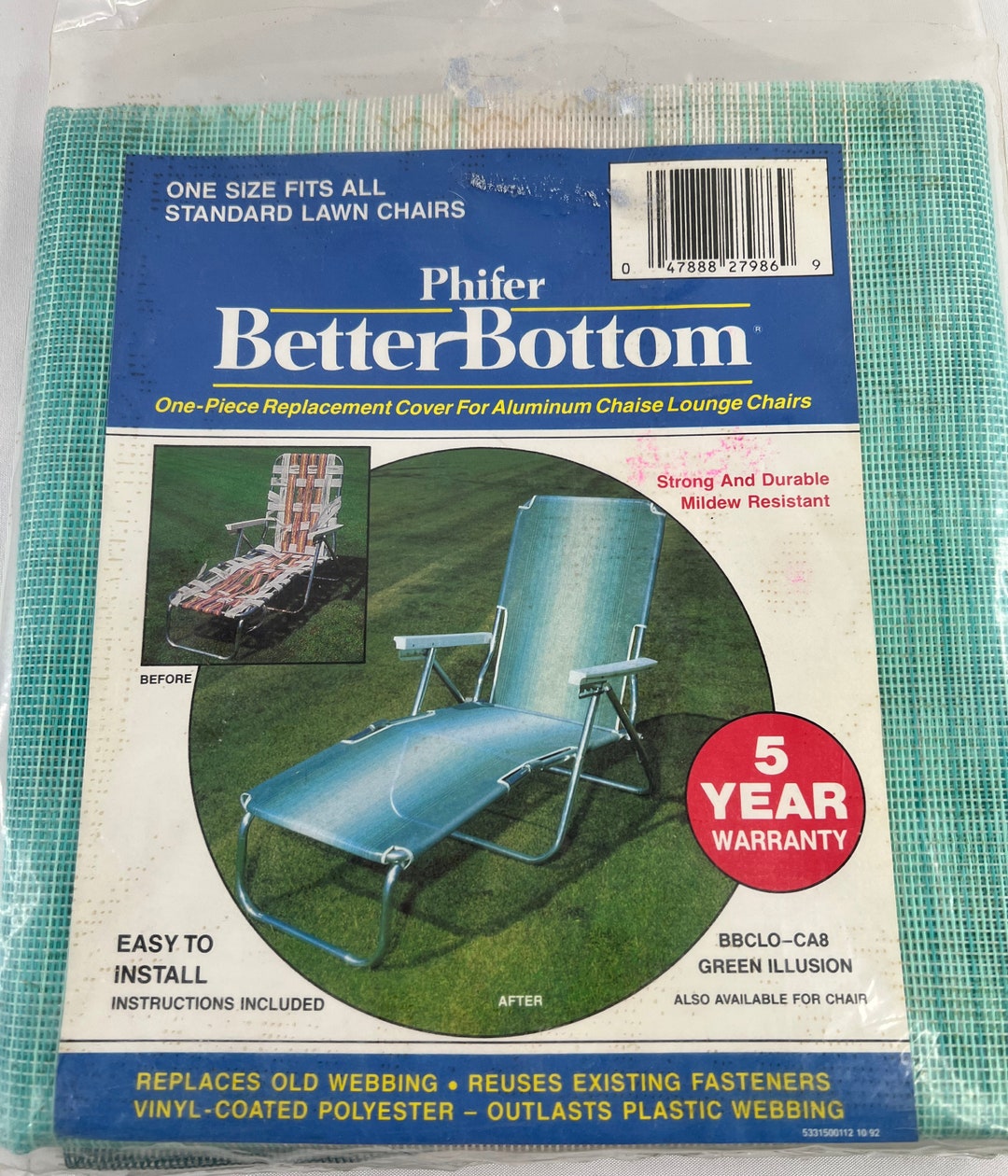 Chair Webbing Chaise Lounge Folding Lawn Better Bottom Replacement ...