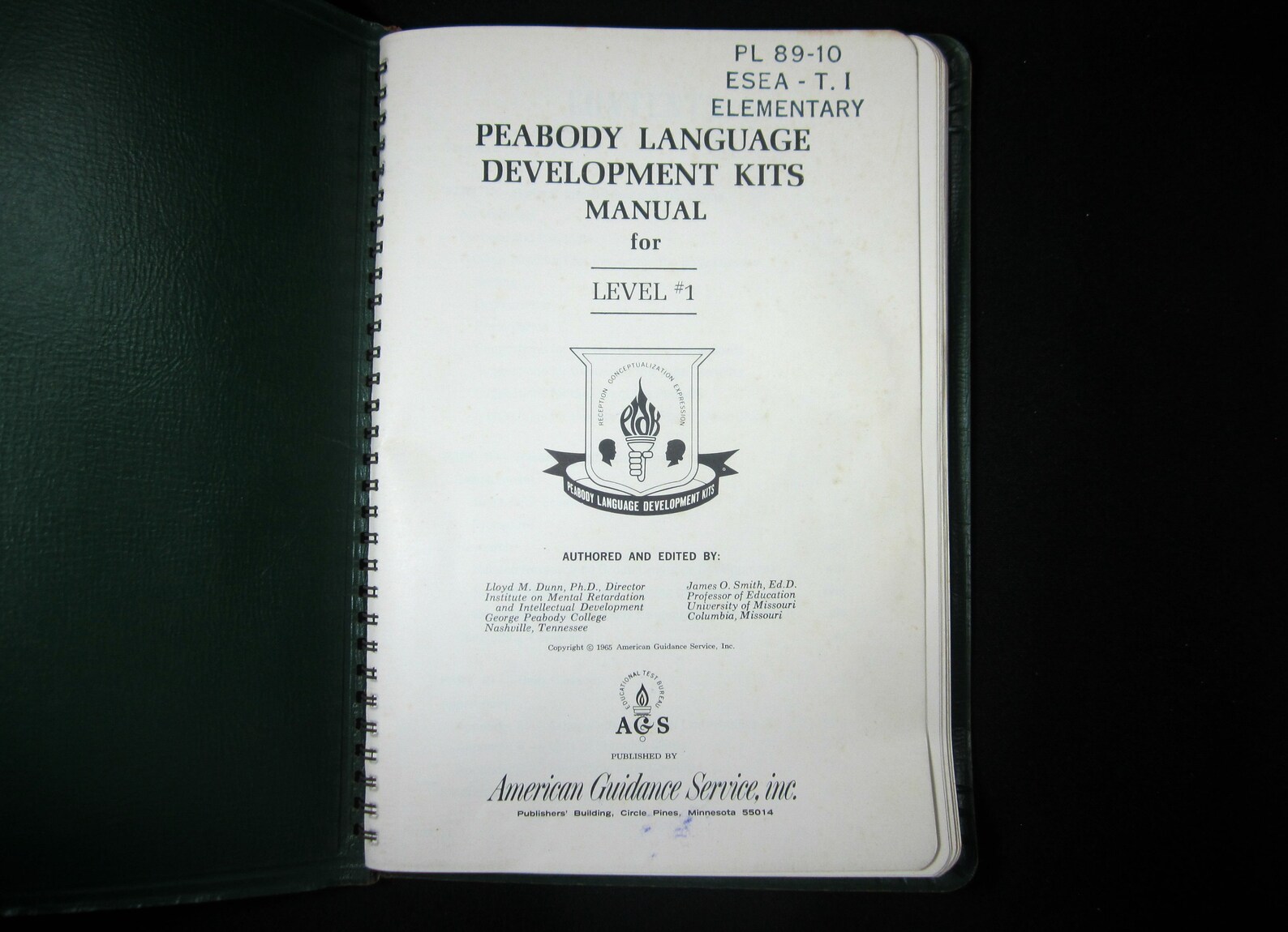 Peabody Language Development Kit Level 1 1965 Teacher Home | Etsy