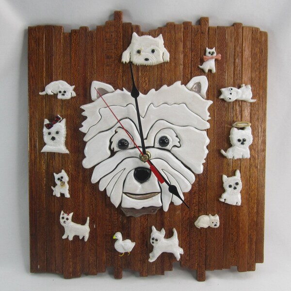 Dog Clock - Etsy