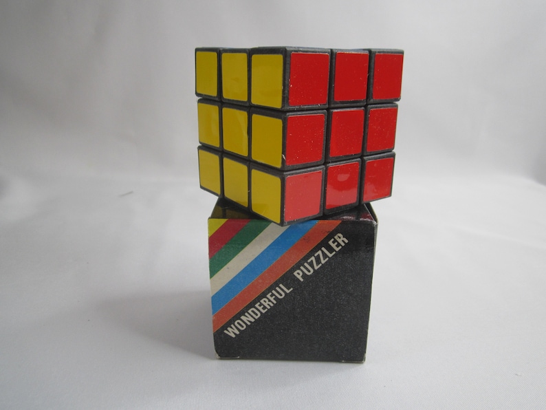 Rubiks Cube Mini Handheld Games 1980s Collectible Toys - Etsy