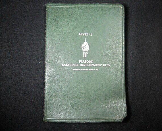 Peabody Language Development Kit Level 1 1965 Teacher Home - Etsy