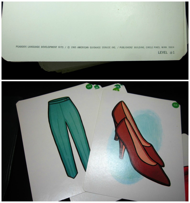 Peabody Language Development Kit Level 1 1965 Teacher Home | Etsy