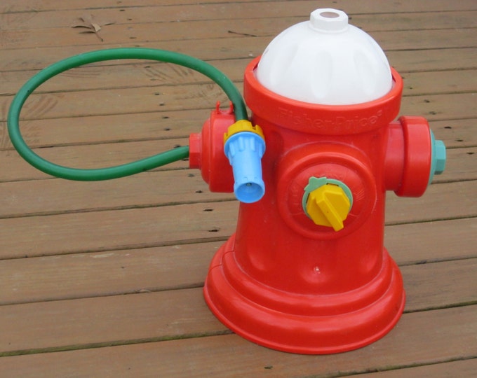 Fisher Price Toy Fire Hydrant Sprinker - Etsy