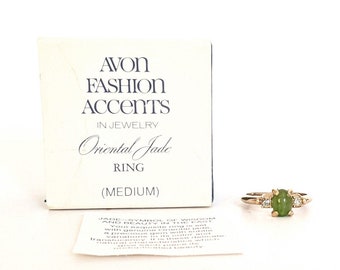 Avon Jade Ring | Etsy
