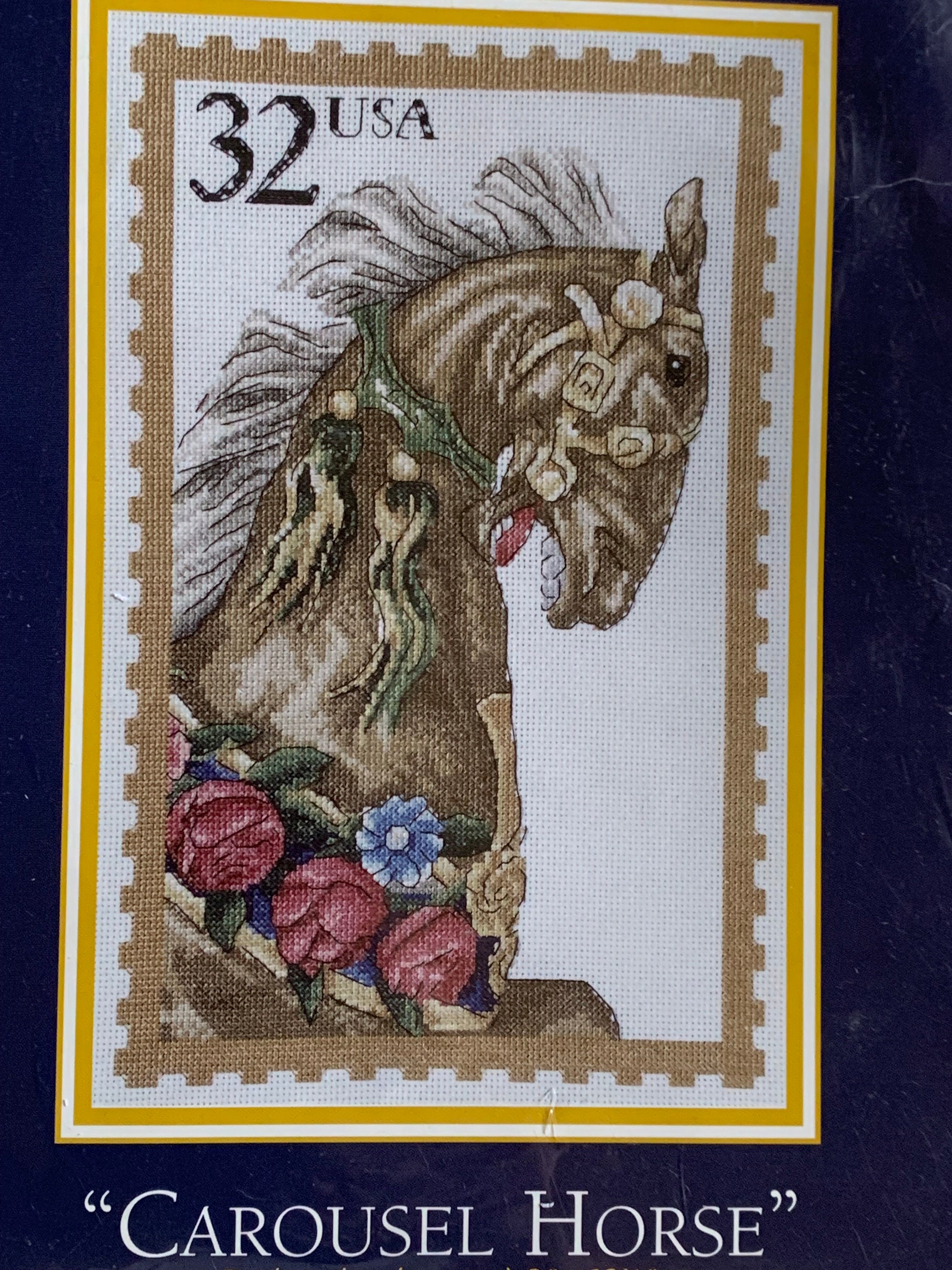 Carousel Horse DMC US Postage Stamp Kit Collection SC2976 - Etsy