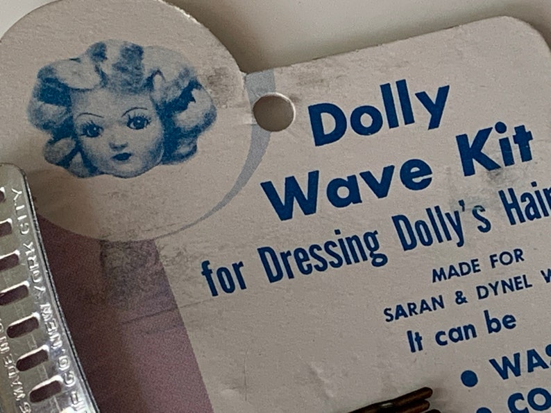 Vintage Dolly Wave Kit Clip and Bobbie Pins for Dressing Dolly's Hair ...