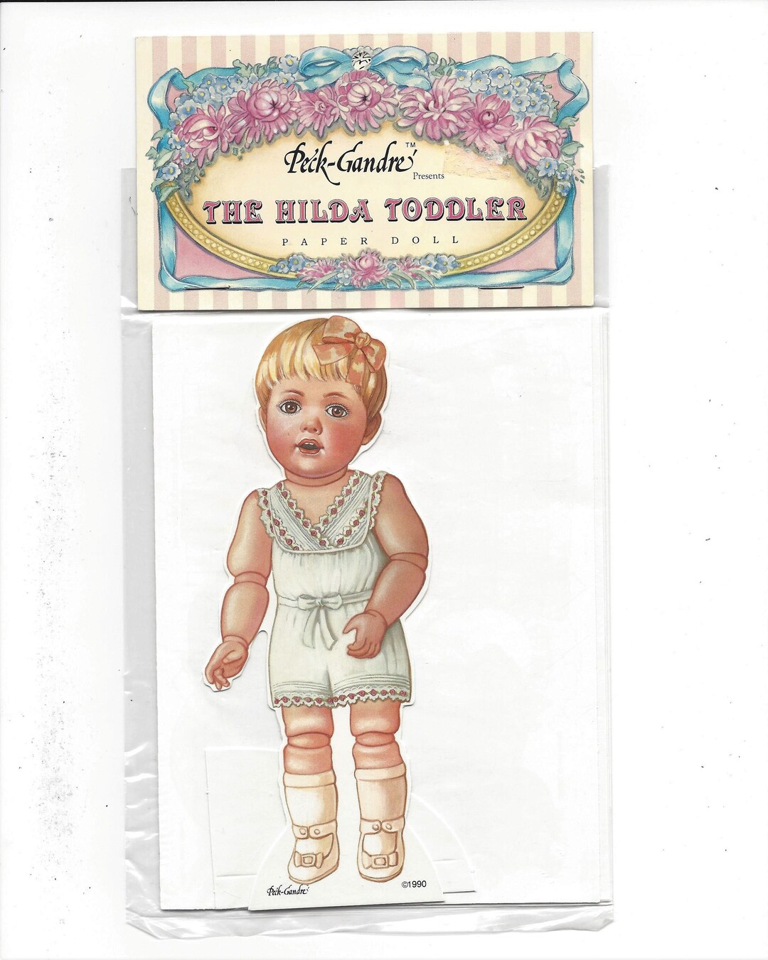 Unopened 1990 the Hilda Toddler Paper Doll by Peck-gandre', Paper Doll ...