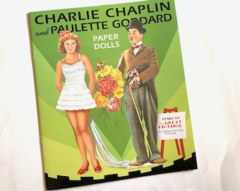CHAPLIN PAULETTE GODDARD Original Paper Doll 1941 - Etsy