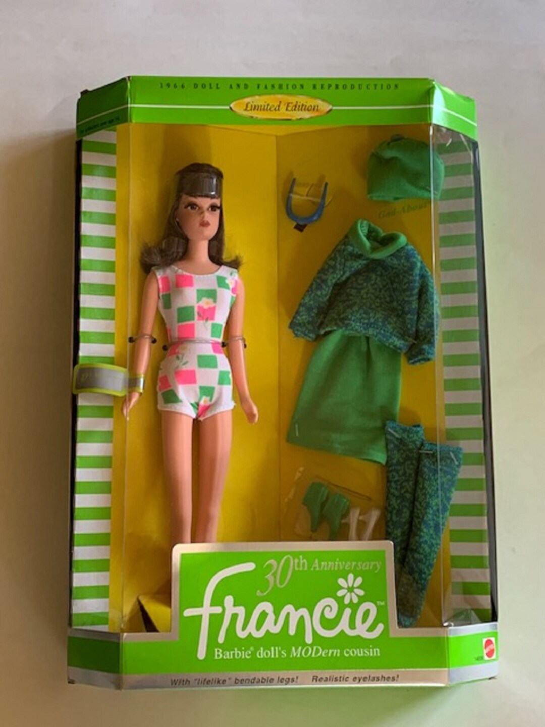 1996 30th Anniversary Francie Doll Barbie's Cousin, NRFB Collectible ...
