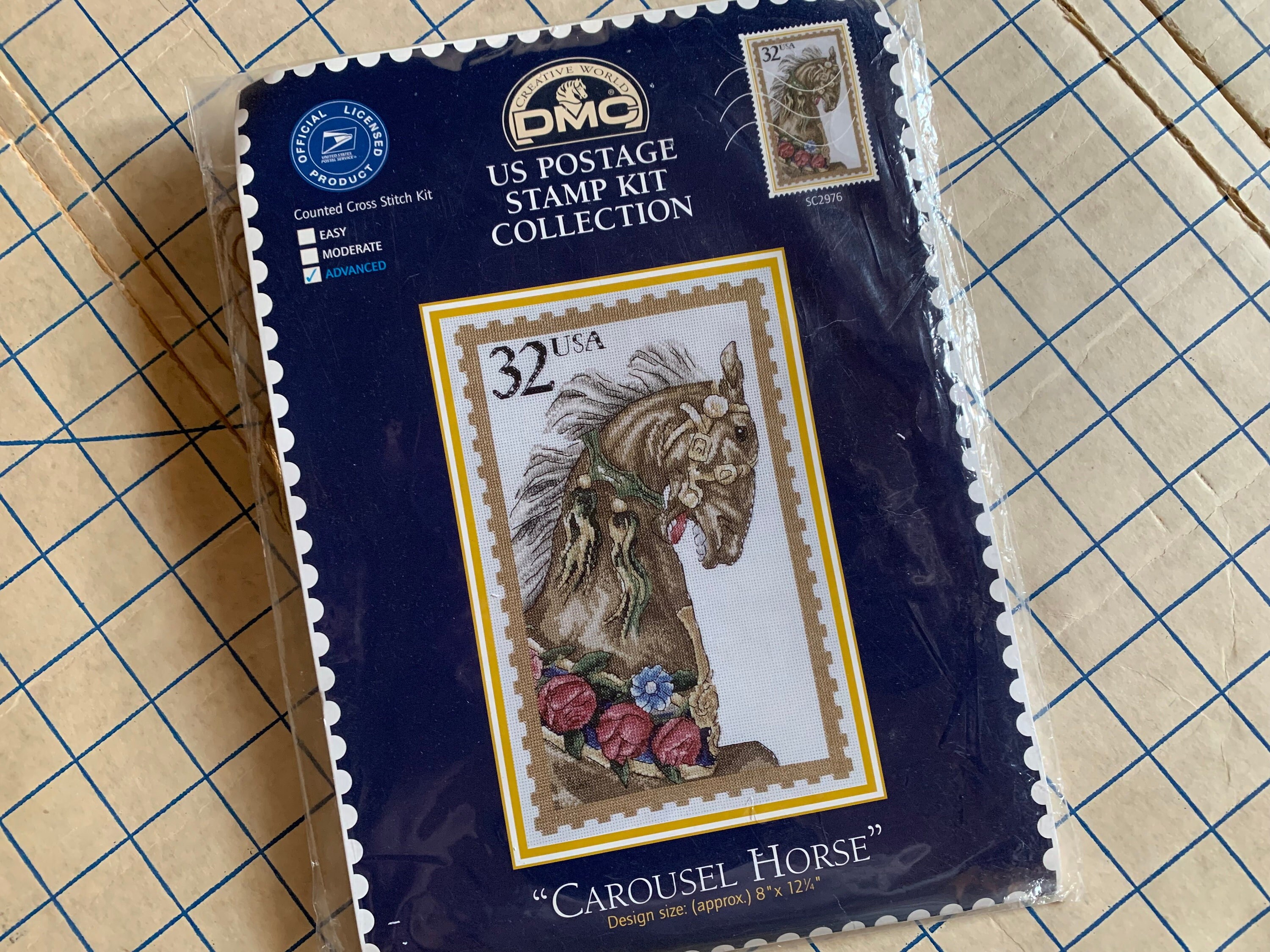 Carousel Horse DMC US Postage Stamp Kit Collection SC2976 - Etsy