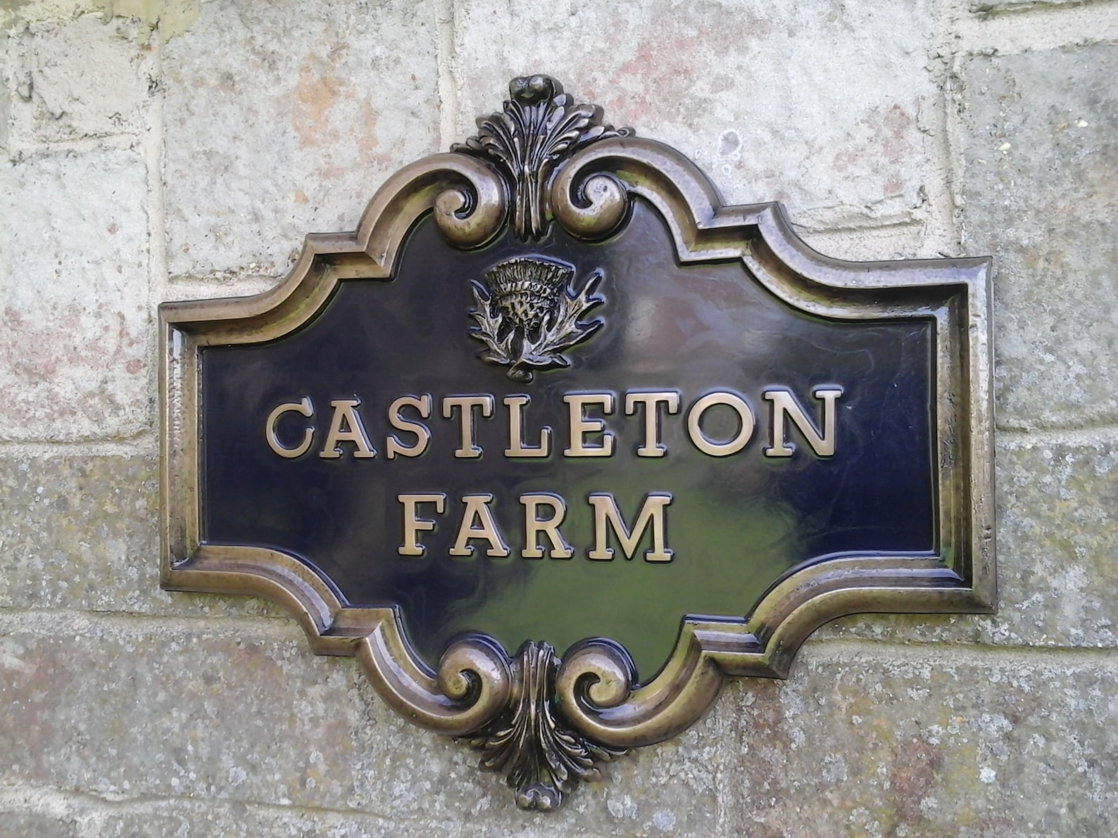 Victorian House Name Sign: Bronze or Pewter Finish, Customizable Colors ...