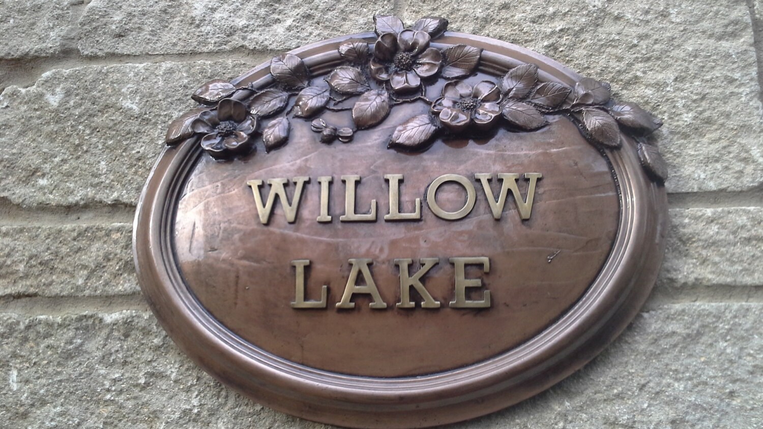 Roses Floral Town House Sign Country House Signs House Name - Etsy Canada