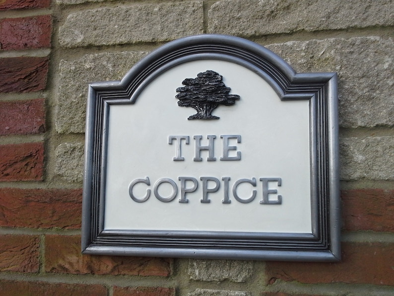 House Sign Coloured. Large Antique Vintage Style Classic - Etsy