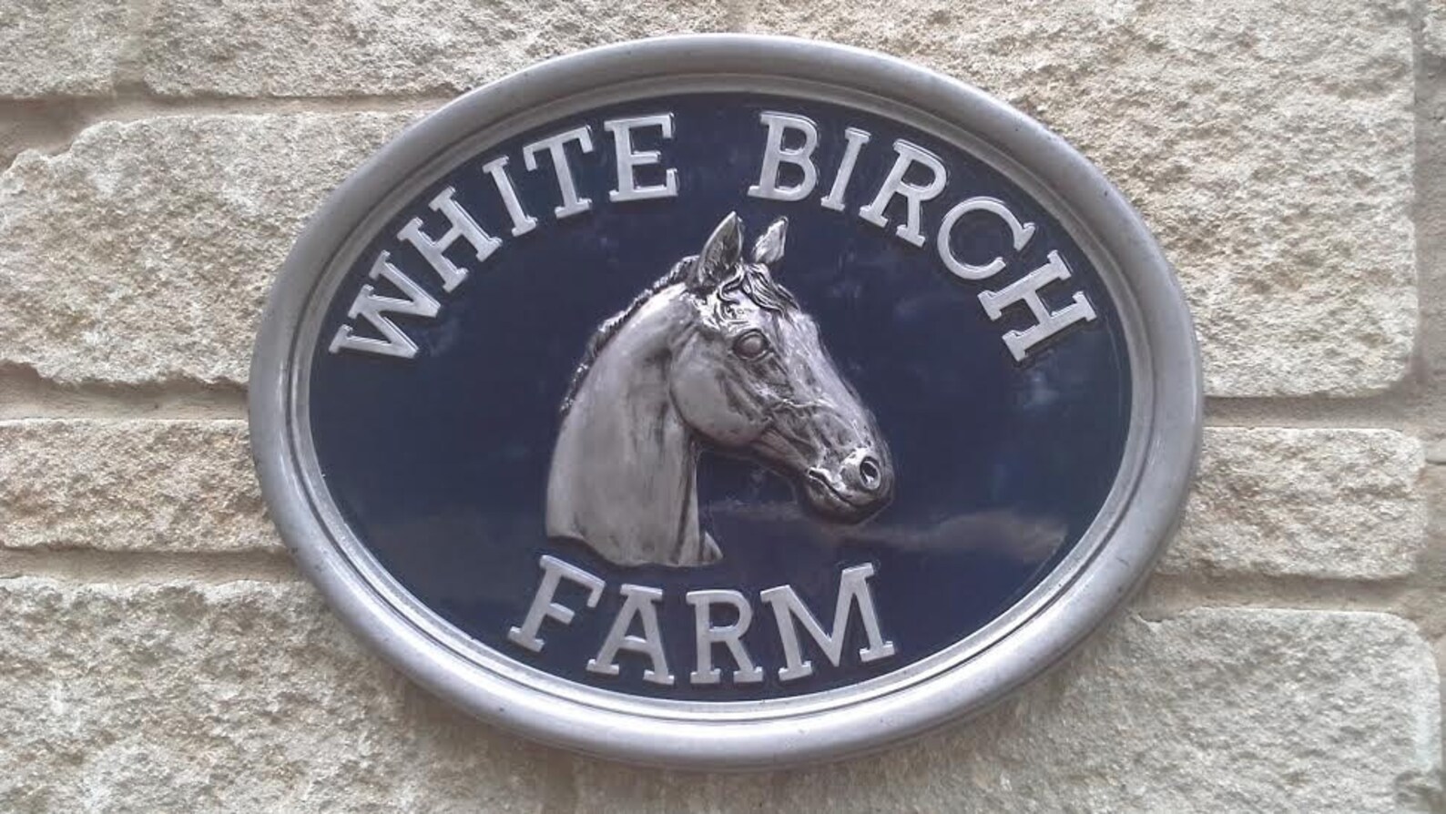 Horses Stables Riding School Sign Farm Sign. Large Oval - Etsy