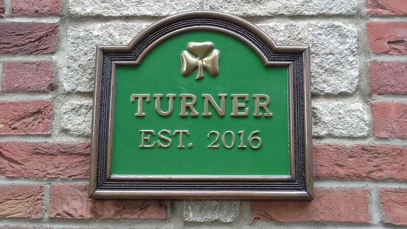 House Sign Coloured. Large Antique Vintage Style Classic - Etsy