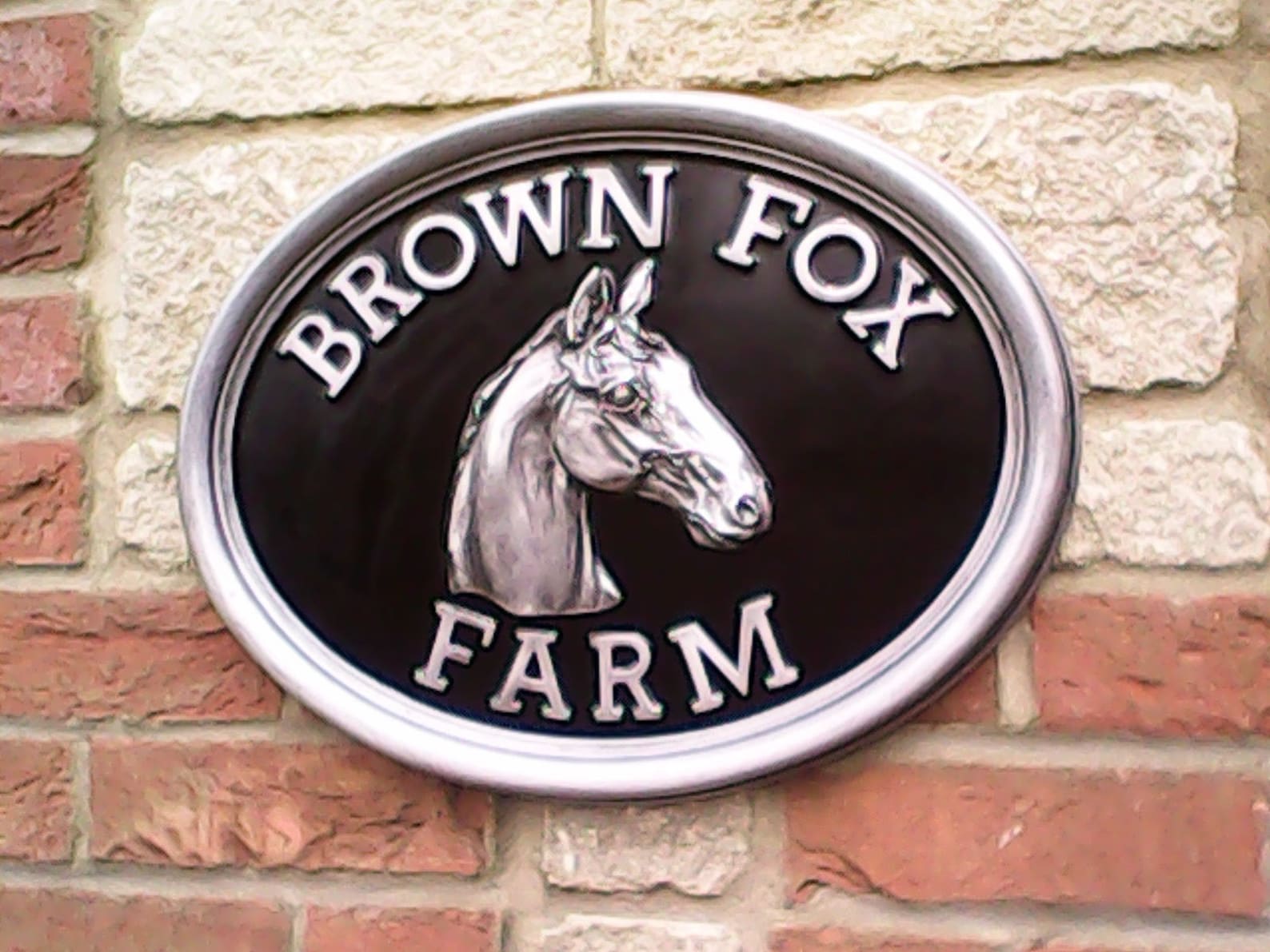 Horses Stables Riding School Sign Farm Sign. Large Oval - Etsy