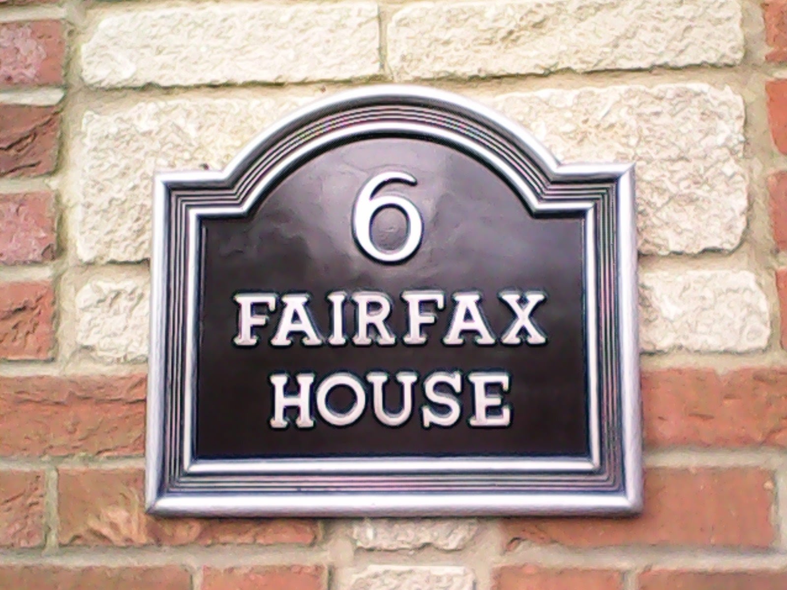 Vintage Style Large Classic House Name Plate. Cold Cast Pewter - Etsy UK