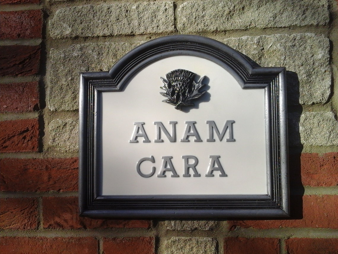 House Sign Coloured. Large Antique Vintage Style Classic - Etsy